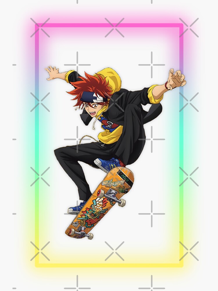 "Reki Skateboarding Rainbow-Sk8 The Infinity" Sticker for Sale by ...