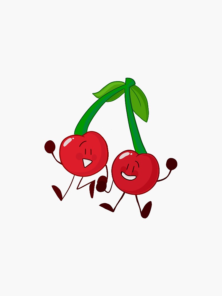 "cherries (inanimate insanity)" Sticker for Sale by inushiba | Redbubble
