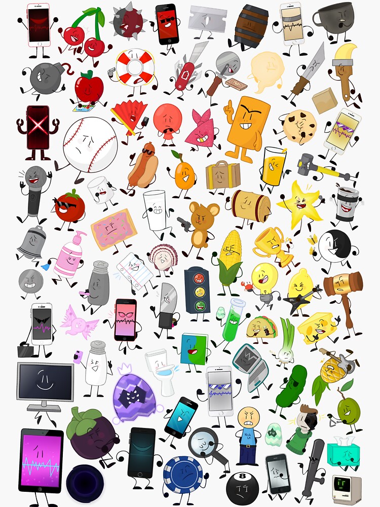 "inanimate insanity cast" Sticker for Sale by inushiba | Redbubble