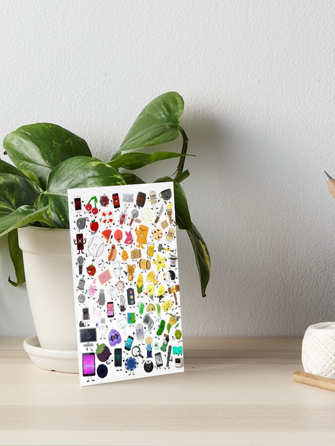 "inanimate insanity cast" Art Board Print for Sale by inushiba | Redbubble