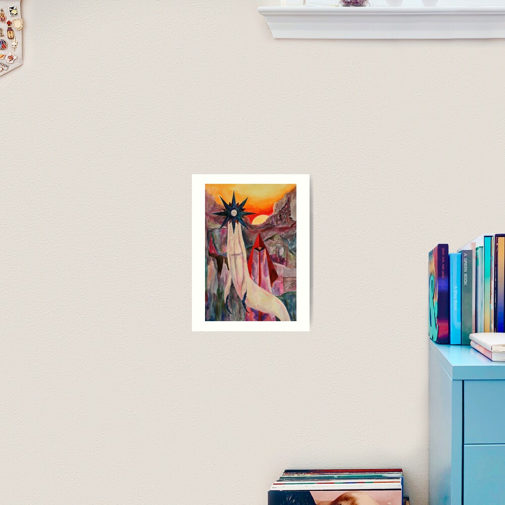 "City of the Sun - Abstract Watercolor Painting by Frank Heiler" Art ...