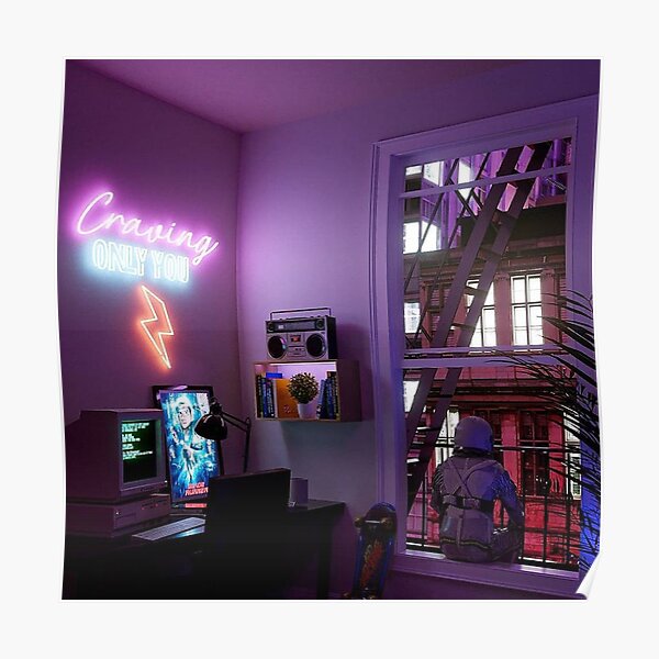 "Lofi Art - Lofi Vibes" Poster by BakaGaijin | Redbubble