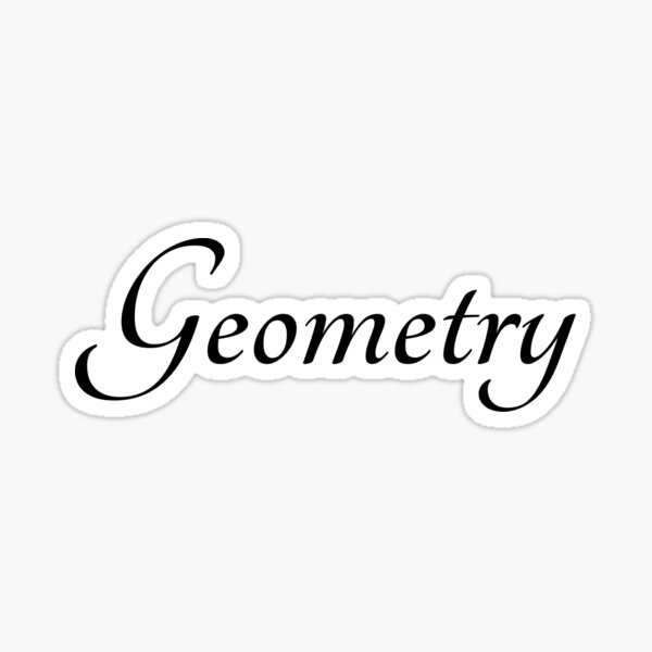 "Geometry - Subject Folder" Sticker for Sale by GlobalDesign | Redbubble
