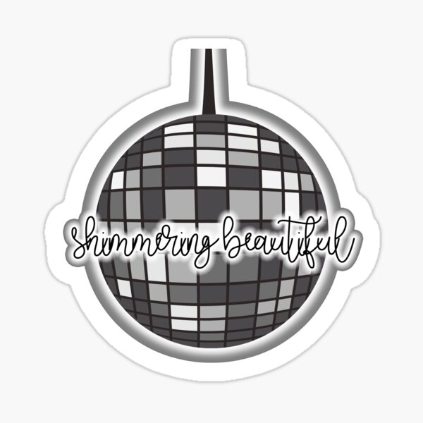 "mirrorball" Sticker by ishsunflower | Redbubble