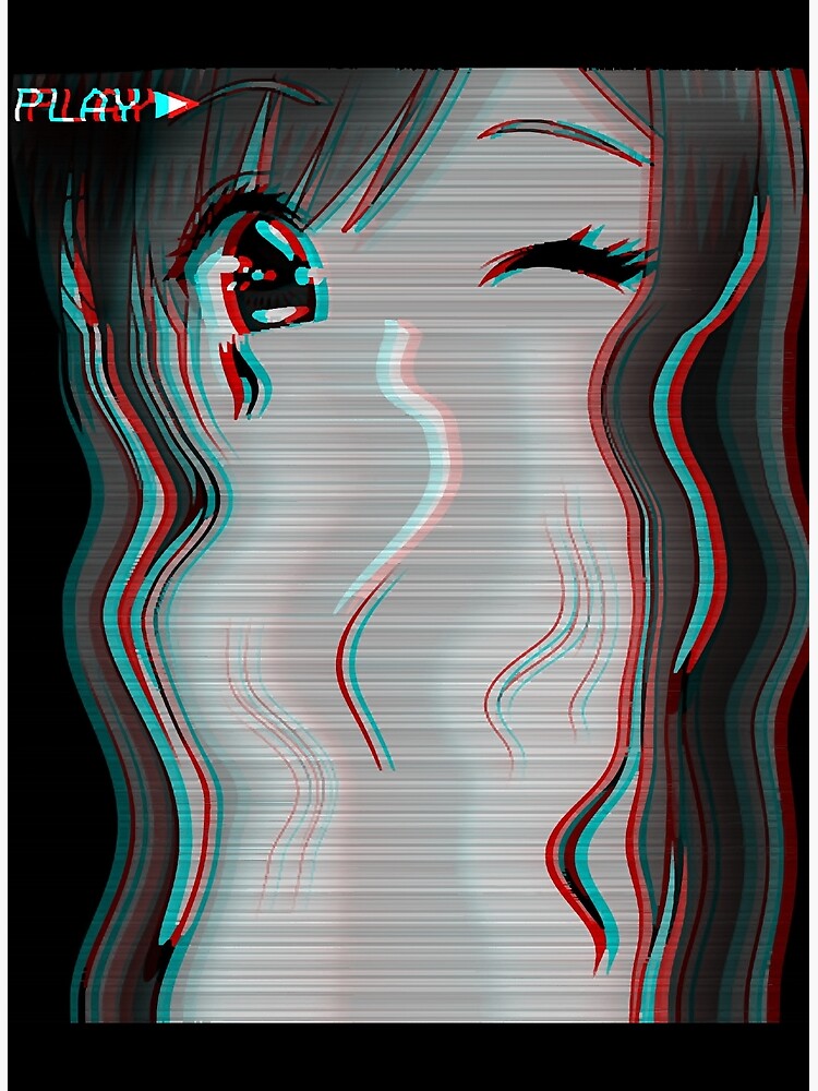 "Sad Anime Girl Eboy Egirl Harajuku Vaporwave Otaku " Poster for Sale ...