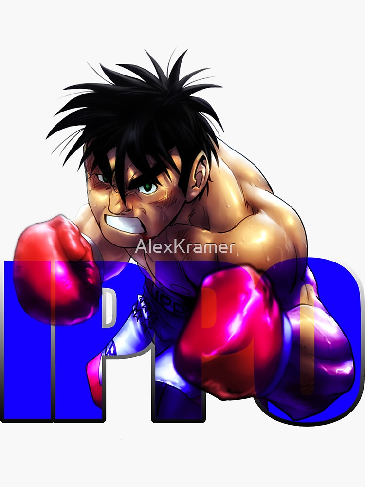 "Ippo the Boxer" Sticker for Sale by AlexKramer | Redbubble