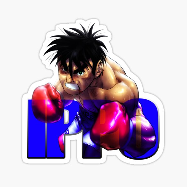 "Ippo the Boxer" Sticker for Sale by AlexKramer | Redbubble