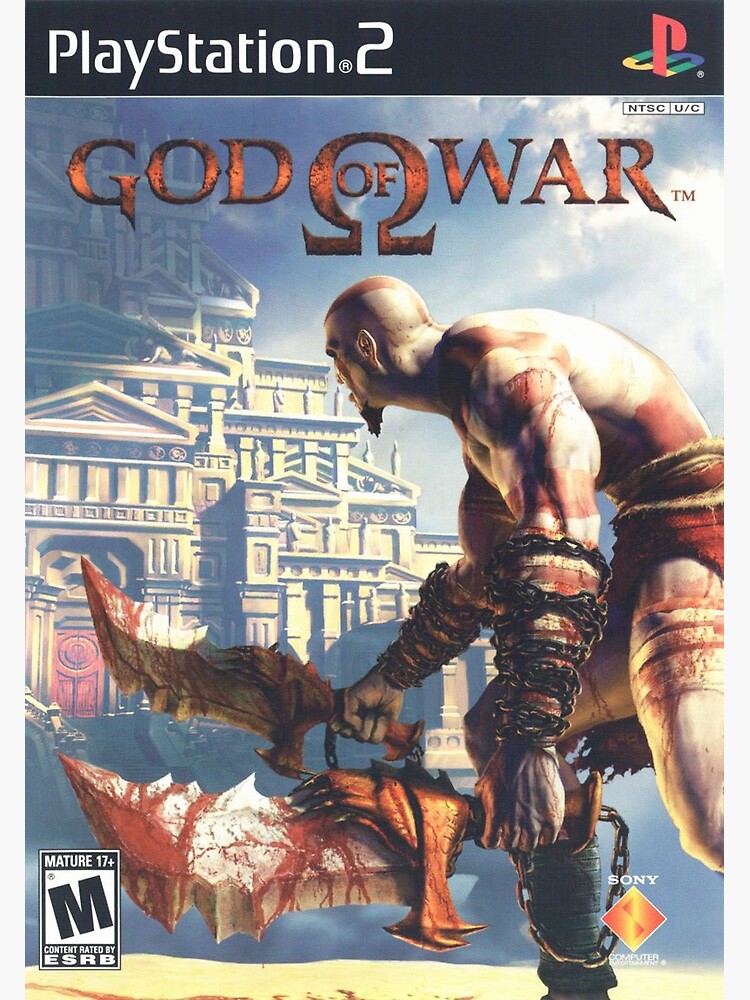 God Of War PS2 Game Cover Premium Matte Vertical Poster