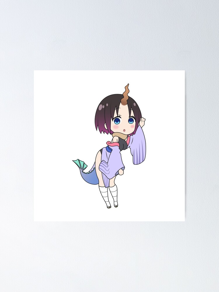 Poster « Elma Chibi, la servante dragon de Miss Kobayashi », par ...