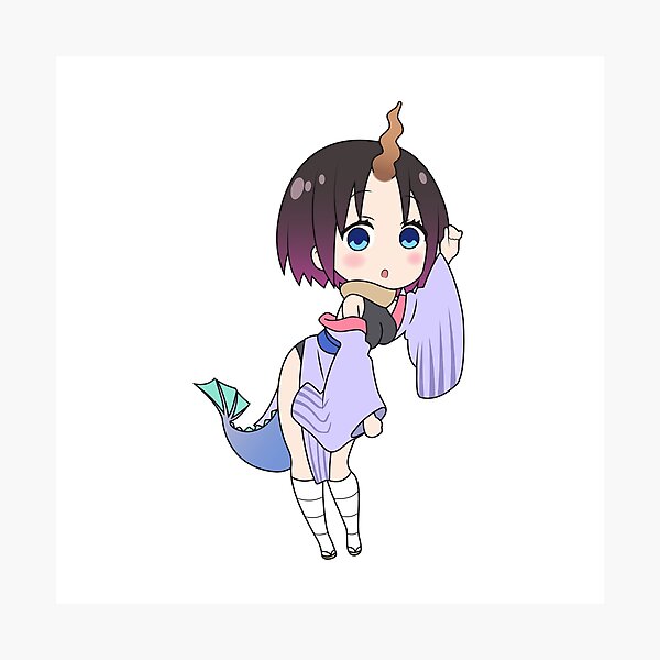 "Miss Kobayashi's Dragon Maid Elma Chibi" Photographic Print for Sale ...