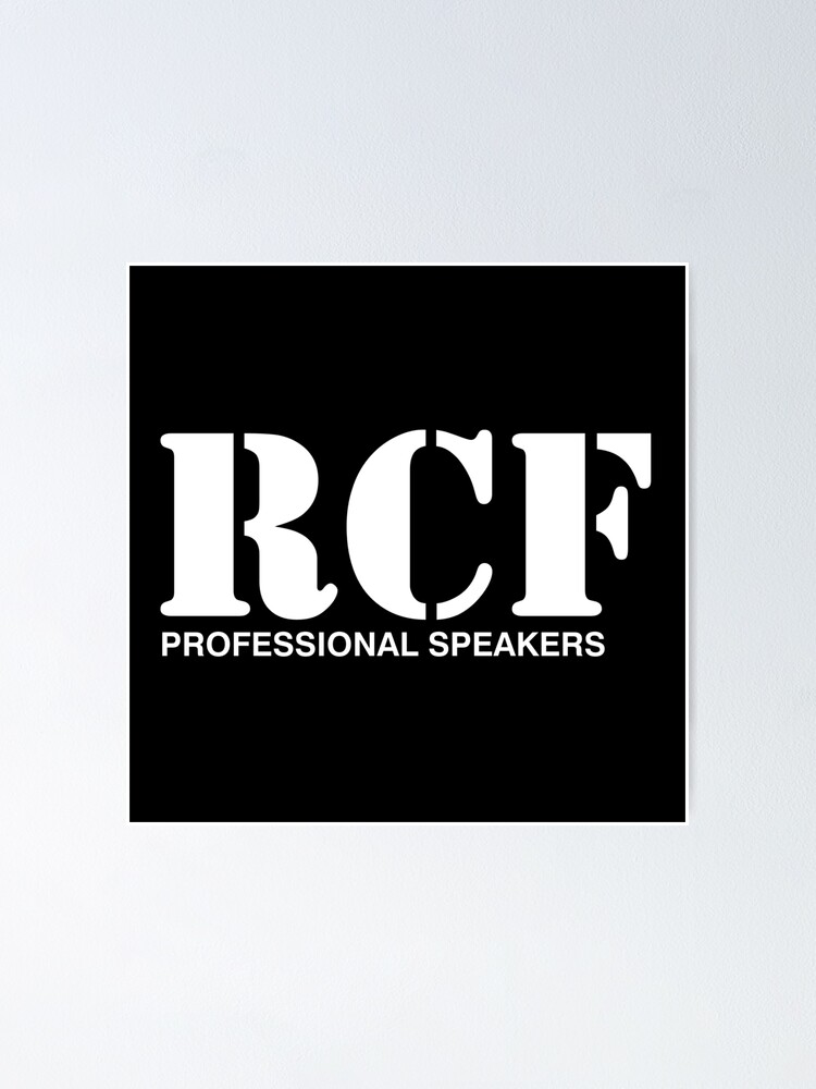 "RCF white" Poster by shviala | Redbubble