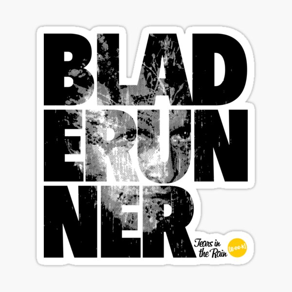 "More Than Words - Blade Runner" Sticker for Sale by kempster | Redbubble