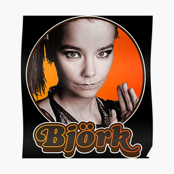 "Bjork pop logo" Poster for Sale by StahlNormaIrene | Redbubble