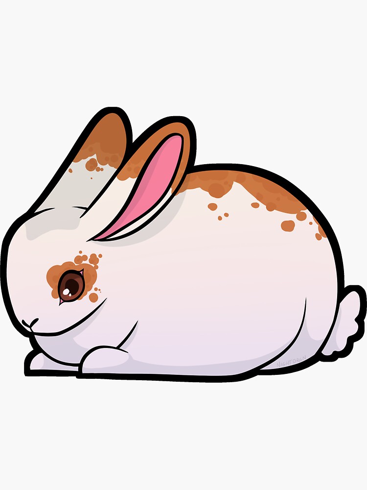 "Rabbit Loaf" Sticker for Sale by NightStarDesign | Redbubble
