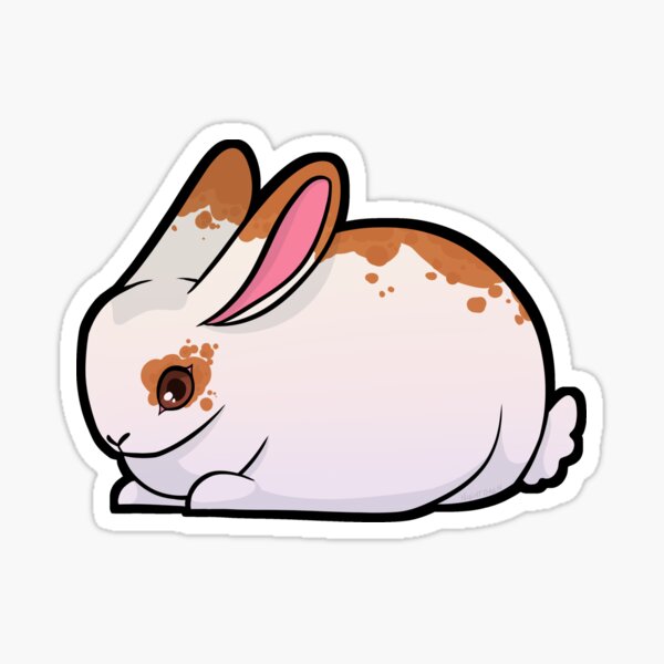 "Rabbit Loaf" Sticker for Sale by NightStarDesign | Redbubble