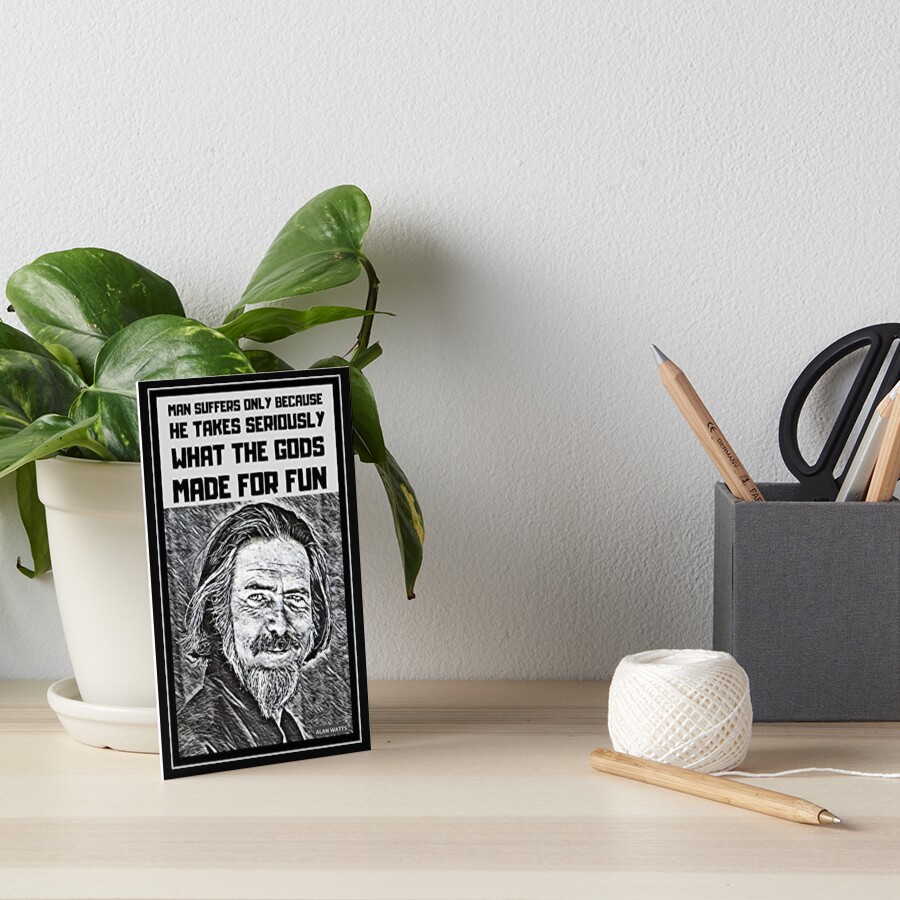 "Alan Watts" Poster for Sale by ArtWithHearts11 | Redbubble