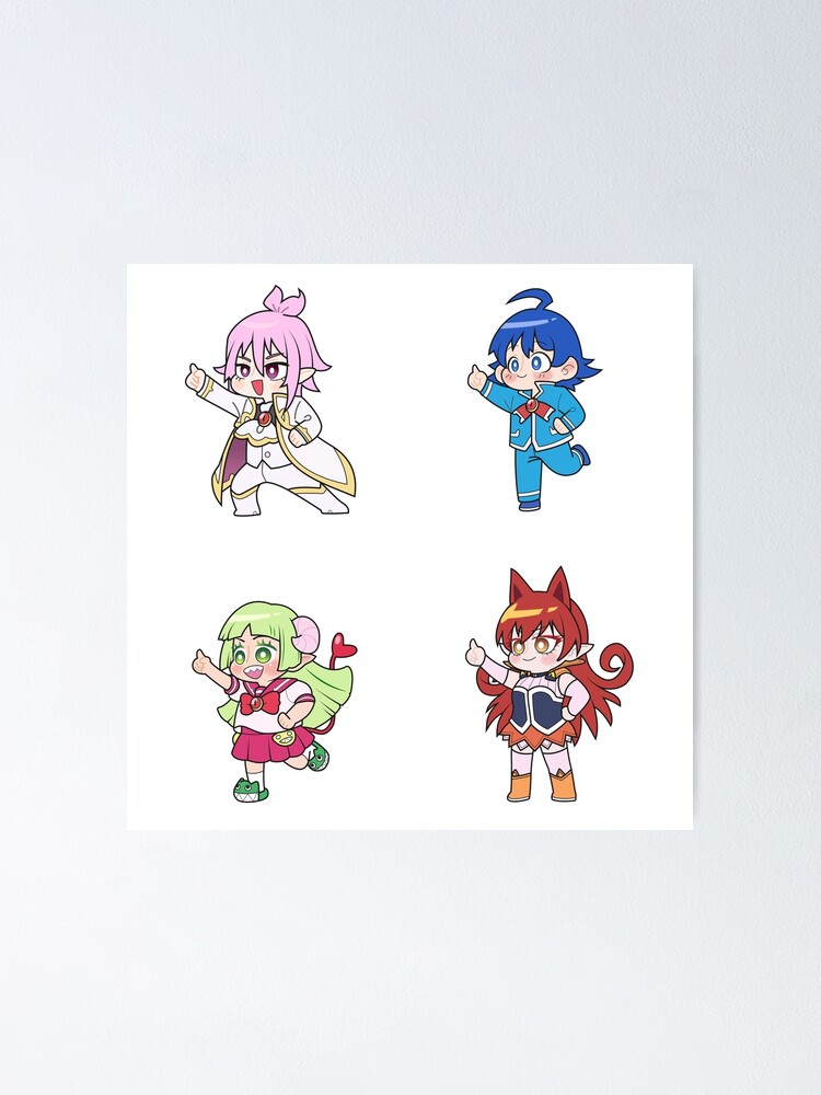 "Mairimashita! Iruma-kun Chibis" Poster by ChibiCheems | Redbubble