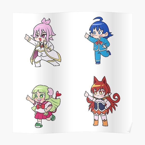 "Mairimashita! Iruma-kun Chibis" Poster by ChibiCheems | Redbubble