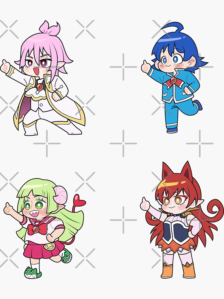 "Mairimashita! Iruma-kun Chibis" Sticker for Sale by ChibiCheems ...