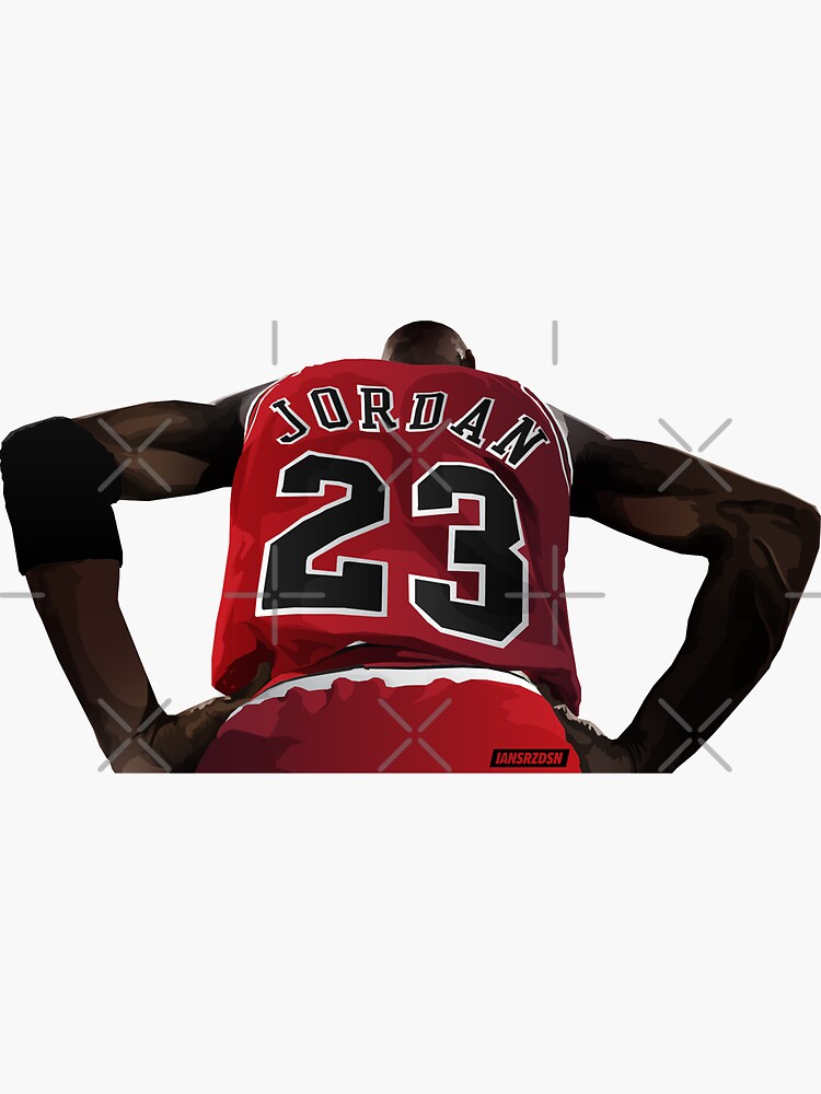 "His Airness" Sticker for Sale by iansrz | Redbubble