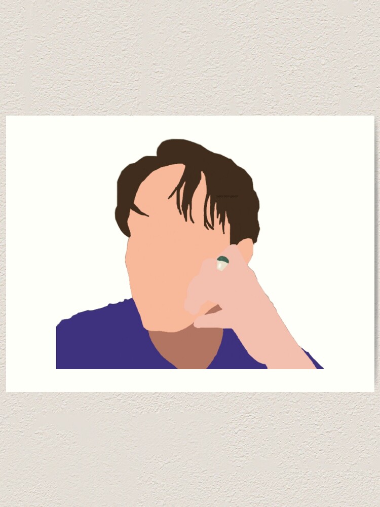 "Cartoon Drew Starkey" Art Print for Sale by Apparel-City | Redbubble