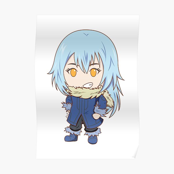 Póster «Rimuru Tempest Chibi // Fan Art» de lianayus | Redbubble