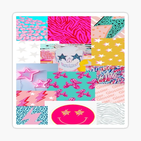 "vsco collage" Sticker for Sale by aloha-designs | Redbubble