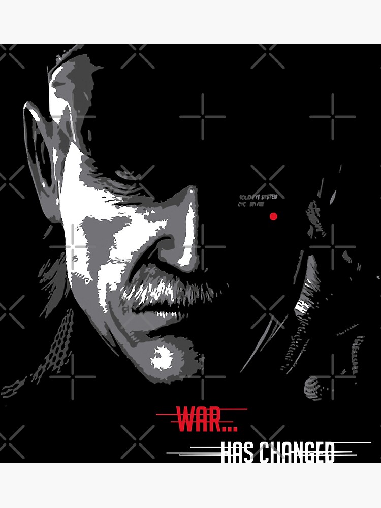 "War Has Changed Metal Gear Solid" Poster for Sale by SolidMetalGear ...