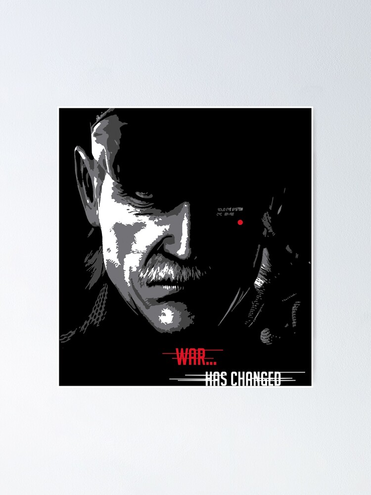 "War Has Changed Metal Gear Solid" Poster for Sale by SolidMetalGear ...