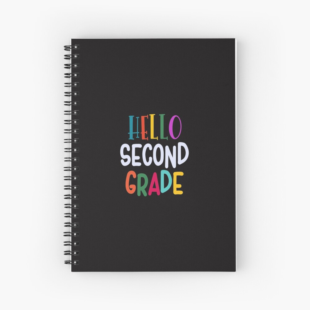 Cuaderno de espiral «Hola 2do grado camiseta de regreso a la escuela ... Cuaderno de espiral «Hola 2do grado camiseta de regreso a la escuela ...