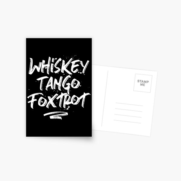 "WTF - Whiskey Tango Foxtrot Funny Pilot Phonetic Alphabet " Postcard ...