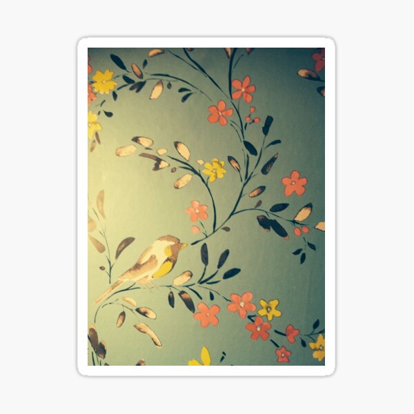 "Vintage Print" Sticker for Sale by Whisperingwells | Redbubble