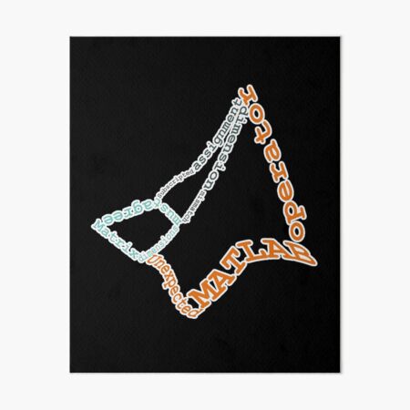 Lámina rígida «Matlab Logo con errores comunes 36 La mejor camiseta ...