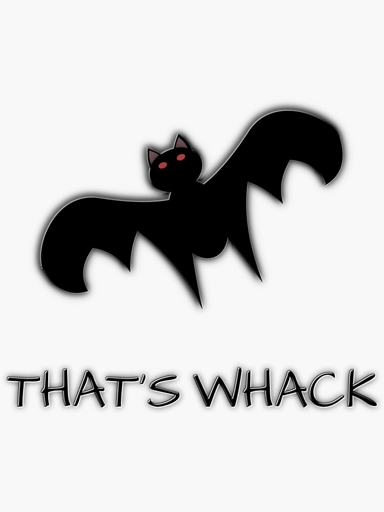 "Whack Bat (Ver. 1)" Sticker for Sale by AbsurdlyEpic | Redbubble