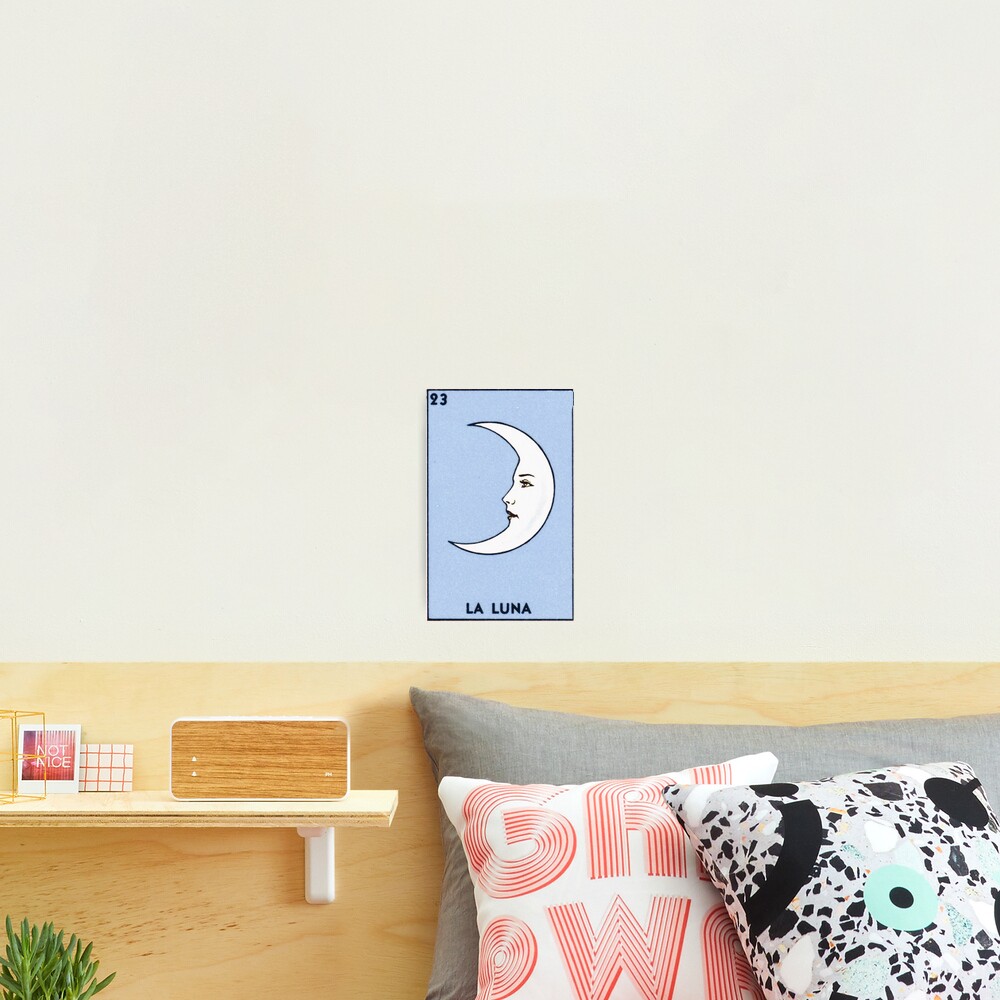 "La Luna" Sticker for Sale by maryelizabethr | Redbubble