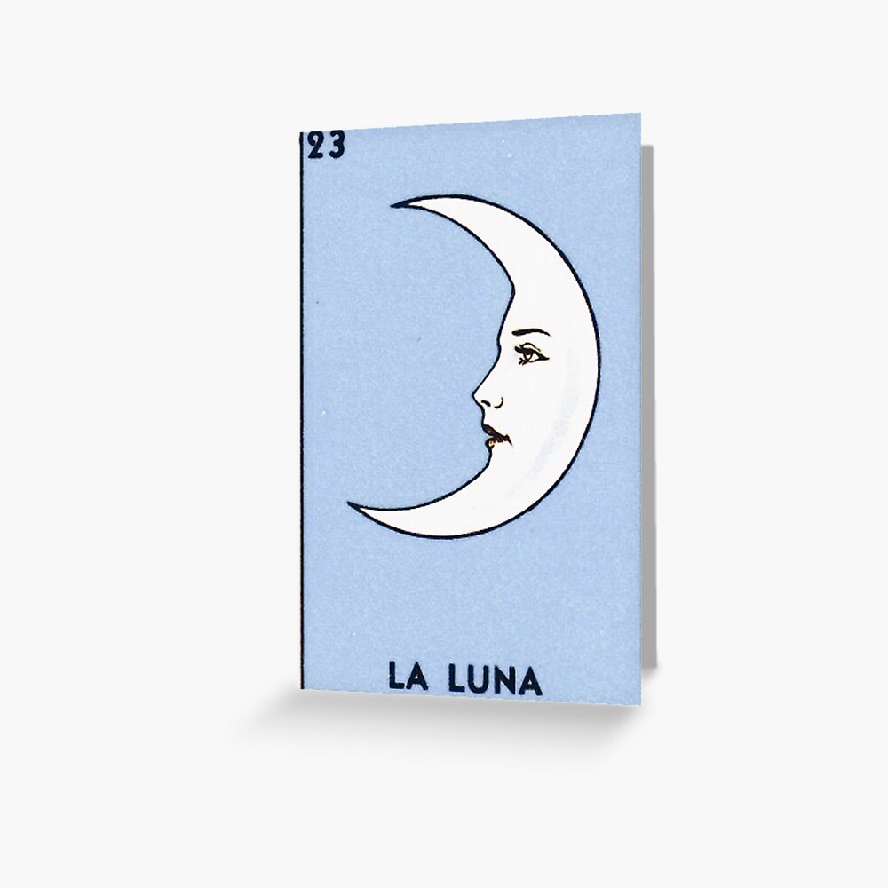 "La Luna" Sticker for Sale by maryelizabethr | Redbubble