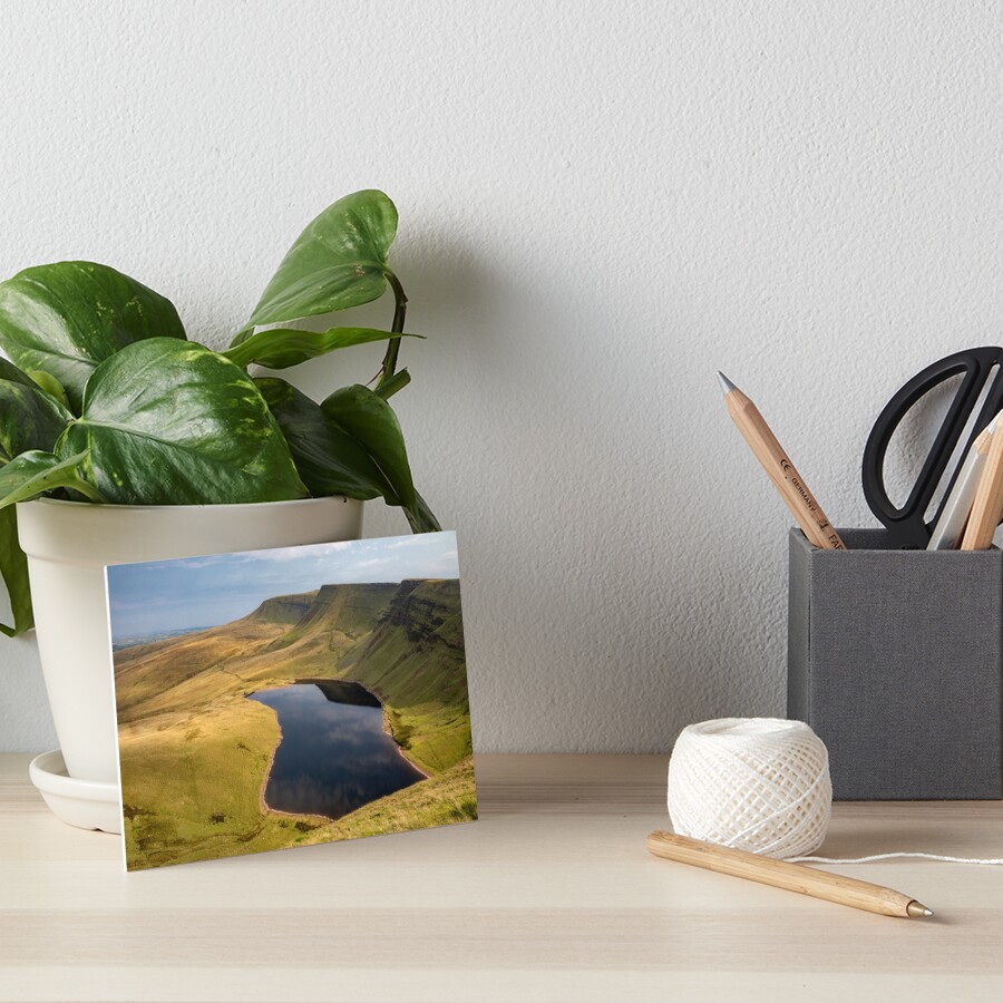 "Llyn y Fan Fach" Art Board Print for Sale by dasantillo | Redbubble