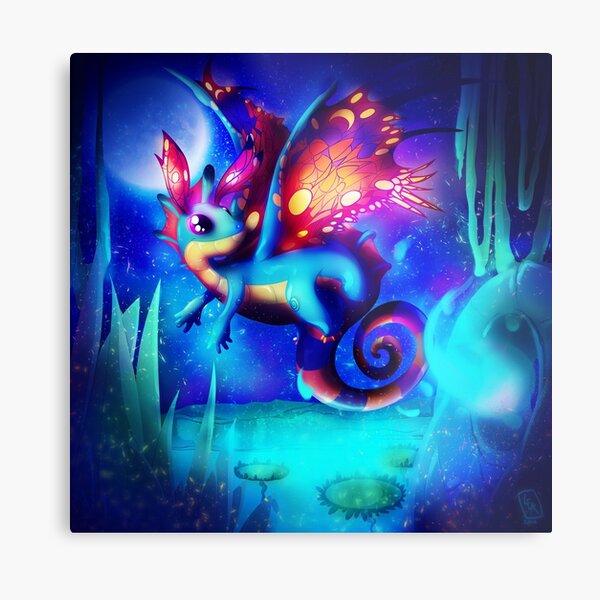 Prints Dragon Pixie Fairy Art-Set of 2 Prints 8x10 of Original ...