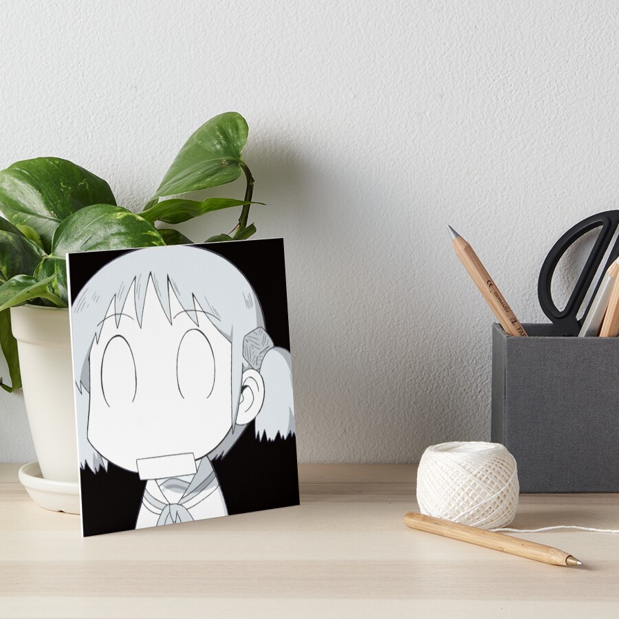 "Mio Nichijou Icons Anime" Art Board Print by Animecomic | Redbubble