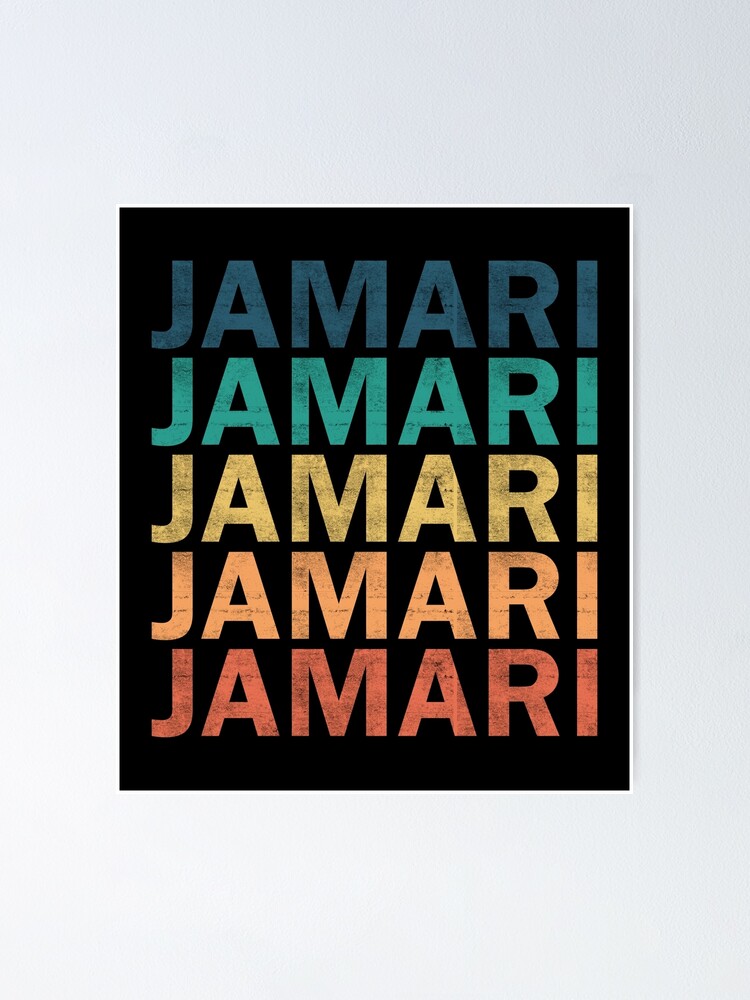Póster «Camiseta con nombre de Jamari - Camiseta de artículo de regalo ...