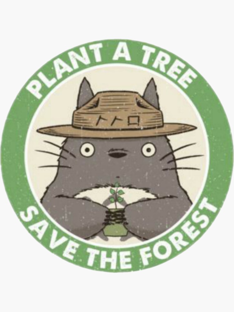 "Plant a tree" Sticker for Sale by peachysage | Redbubble