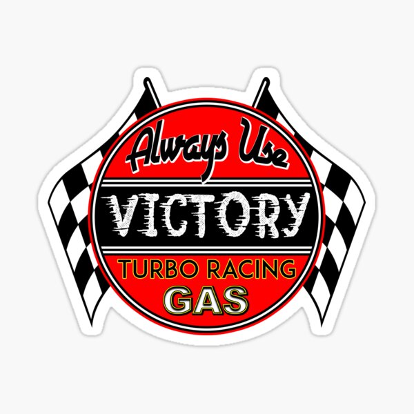 "Victory Racing Gas Fuel Vintage Auto Car Advertising Logo Hot Rods 2 ...