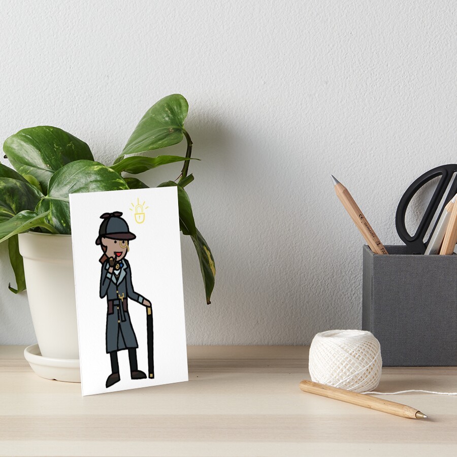 "Mr. Inference Cartoon 2" Art Board Print for Sale by GagimasArt ...