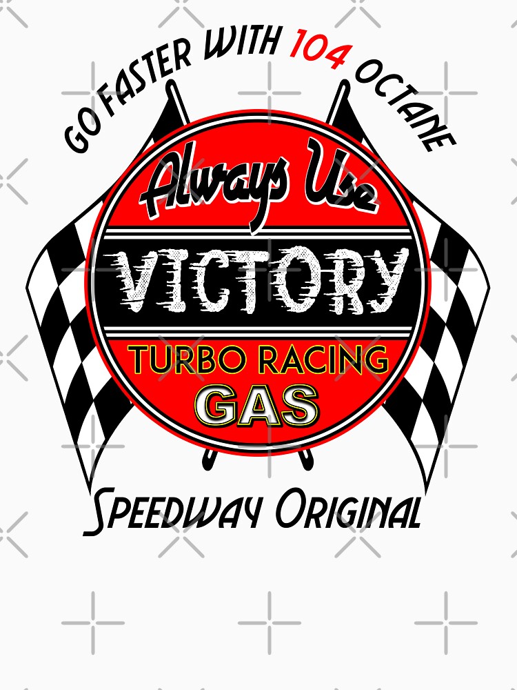 "Victory Racing Gas Fuel Speedway Original Vintage Auto Car Advertising ...