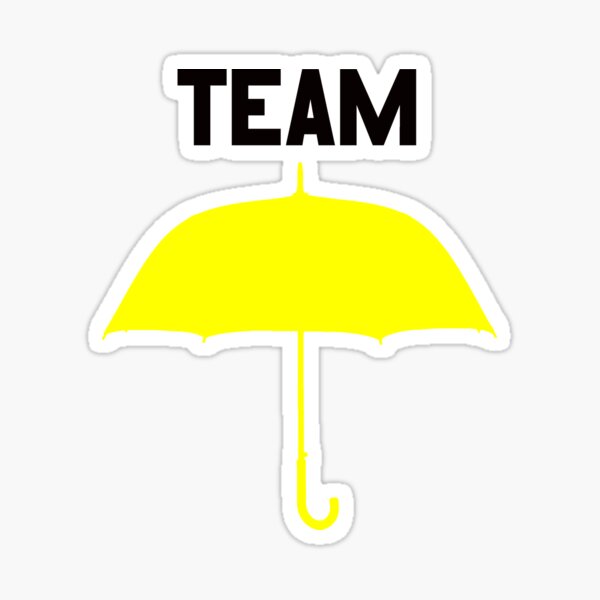 "Team Yellow Umbrella – Mother, Ted, HIMYM" Sticker for Sale by ...