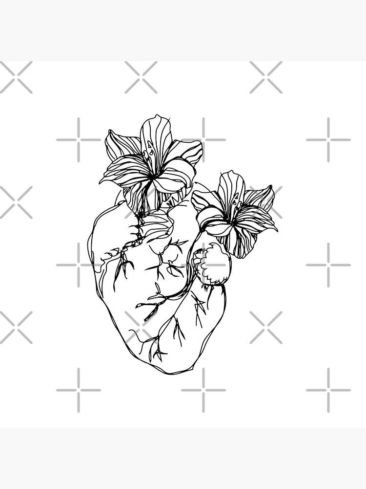 "Rupi kaur heart Illustration " Poster by Piyushmittal52 | Redbubble