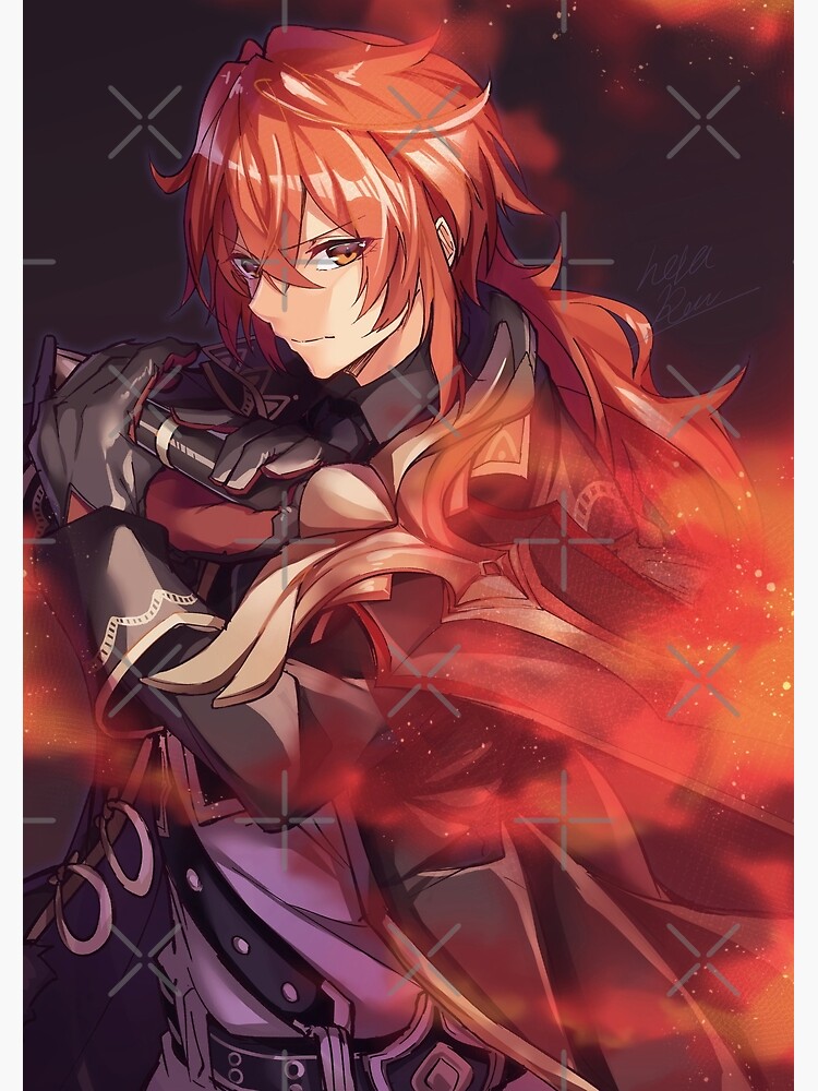 "Diluc Genshin Impact" Poster by Yoonjihoo0294 | Redbubble