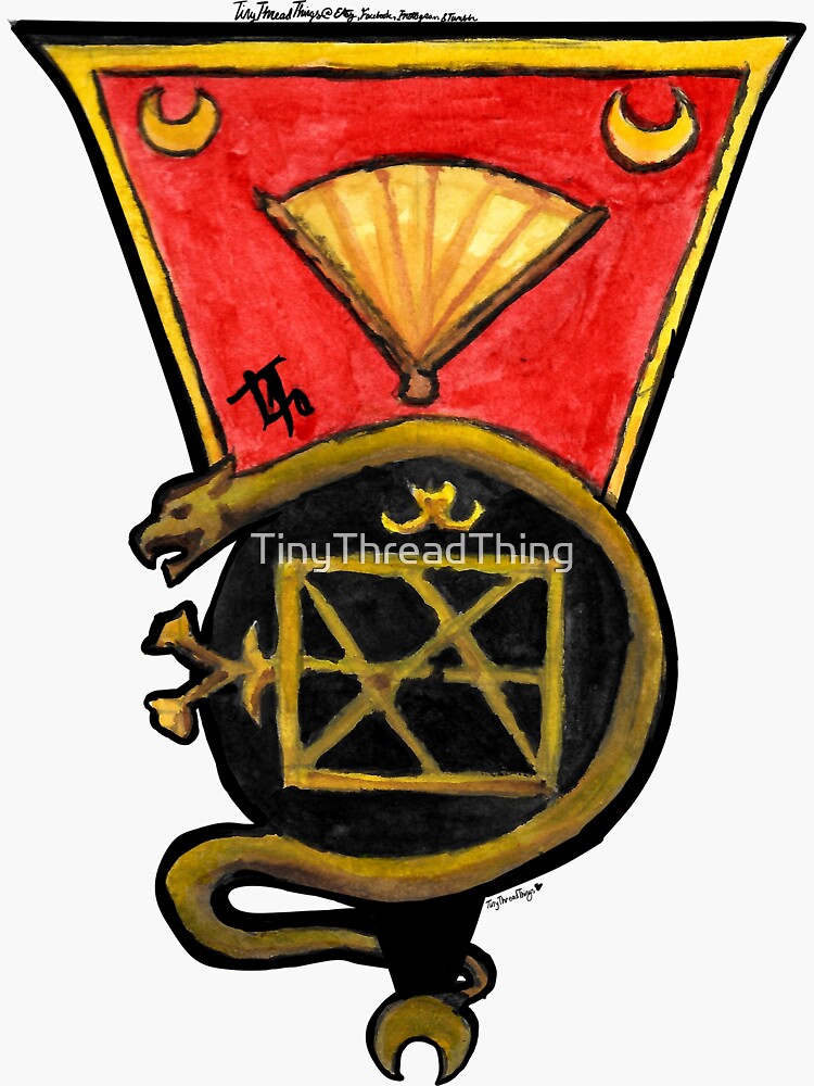 "Chinese Emblem 001" Sticker for Sale by TinyThreadThing | Redbubble