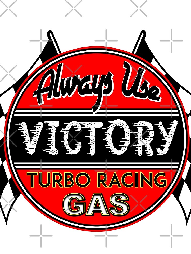 "Victory Racing Gas Fuel Vintage Auto Car Advertising Logo Hot Rods 2 ...