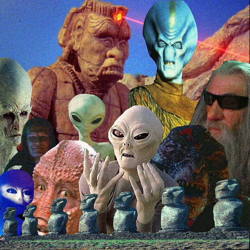 "Alien Collage " by szes | Redbubble